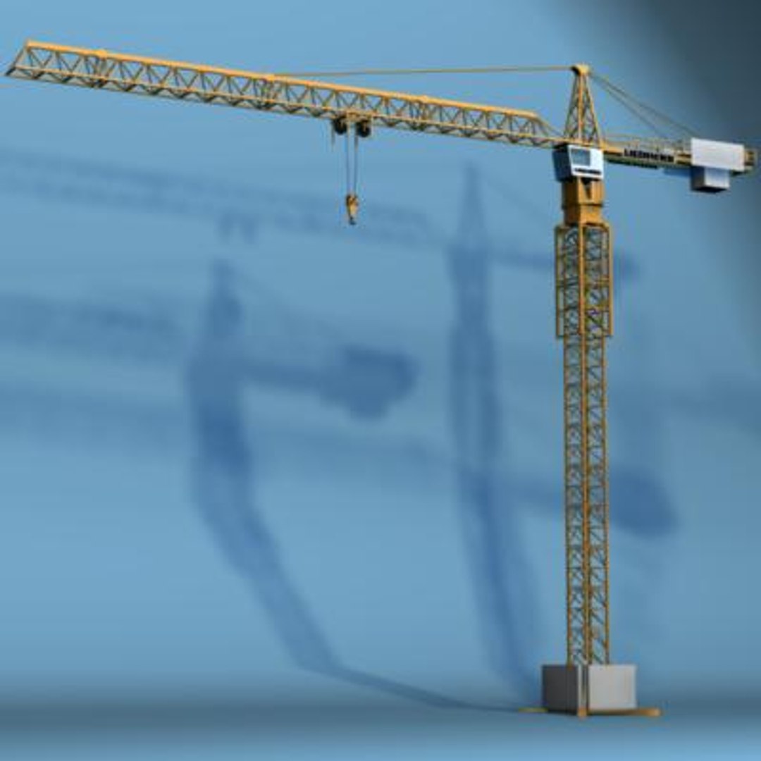 3d Model Liebherr Tower Crane