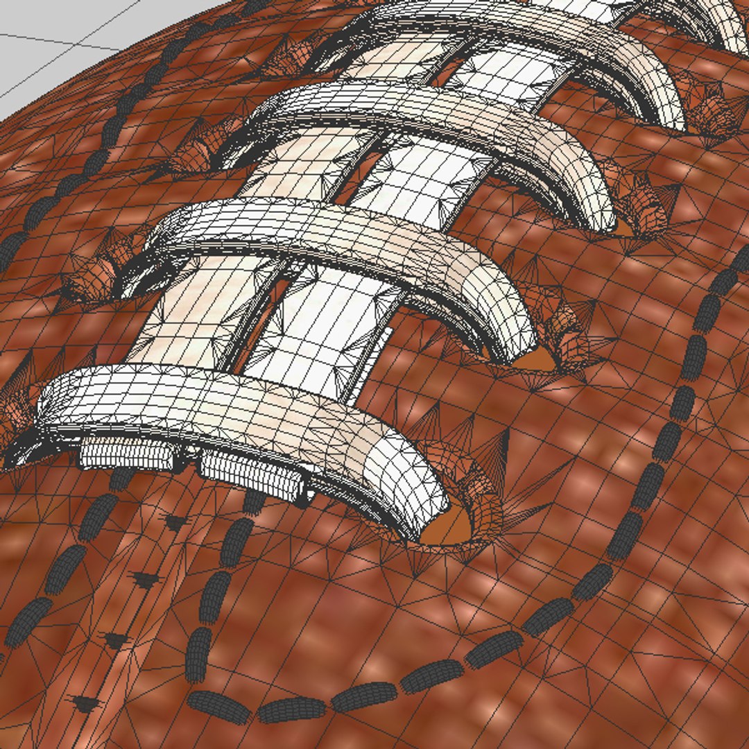 Football Modeled 3d C4d