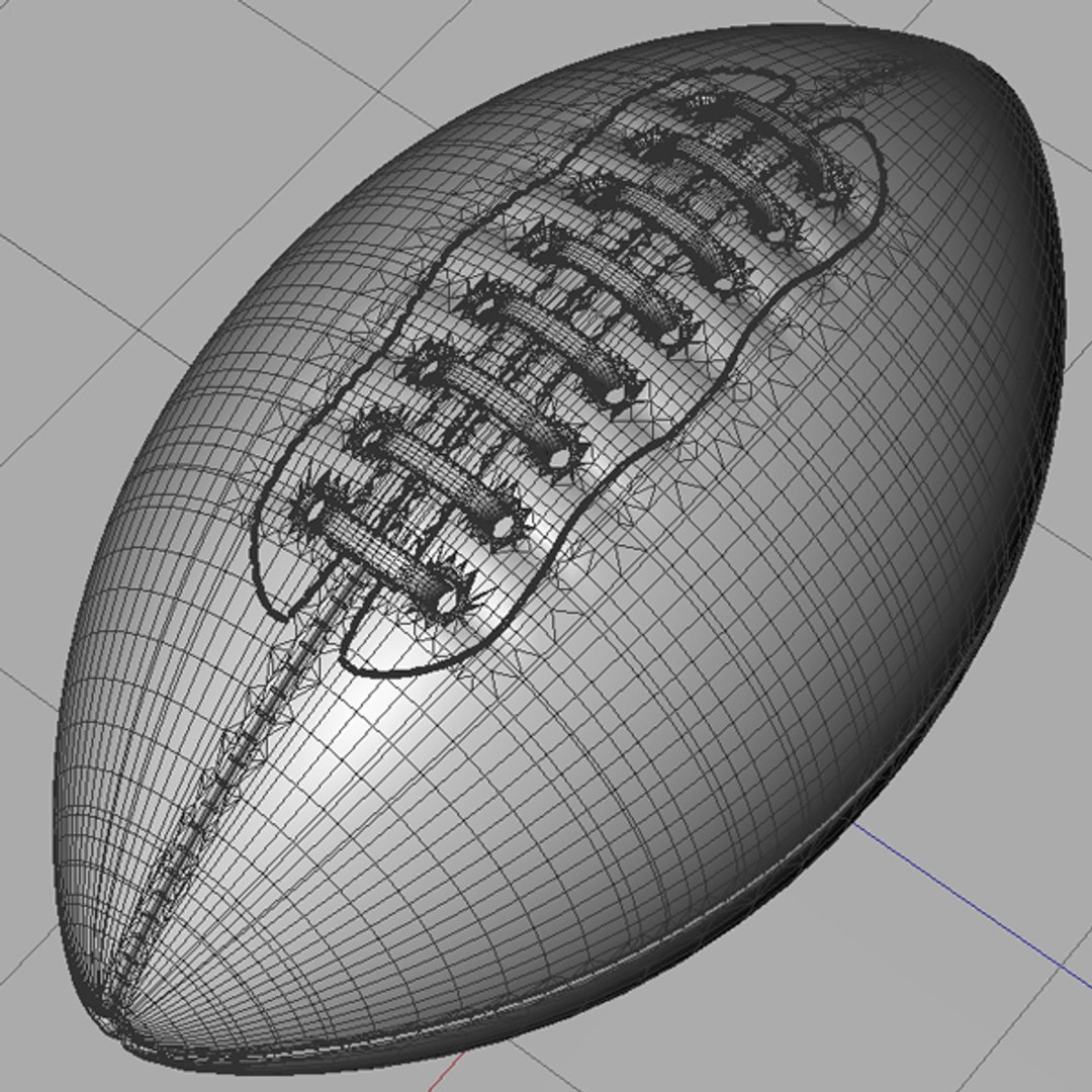 Football Modeled 3d C4d