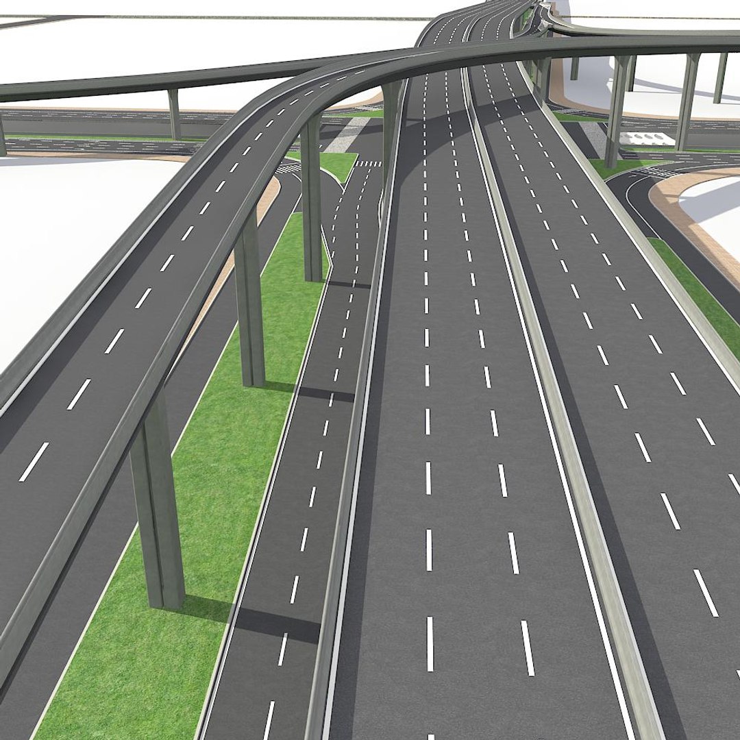 3d Highway Road Way