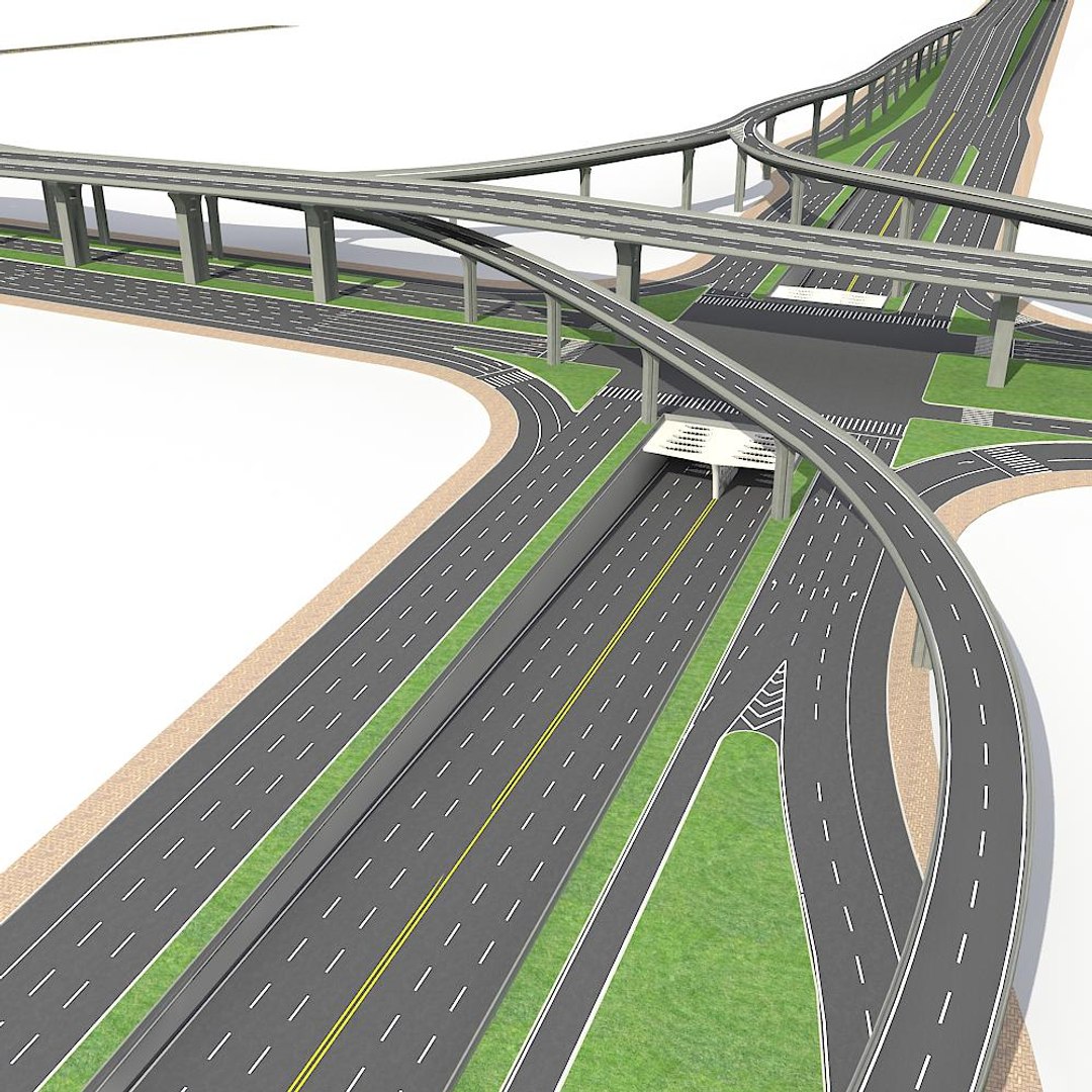 3d Highway Road Way