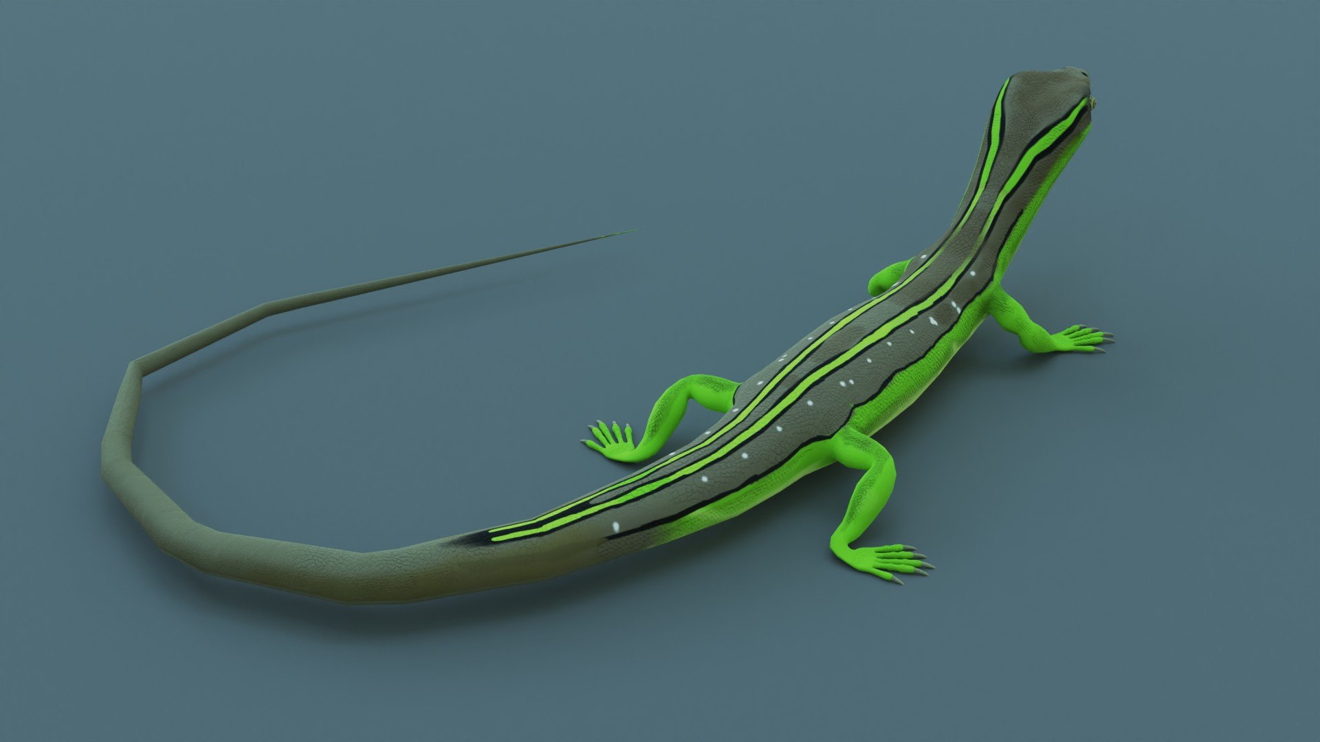 Lizard - Low Poly - Game Ready - PBR - Rigged - PBR 3D Model ...