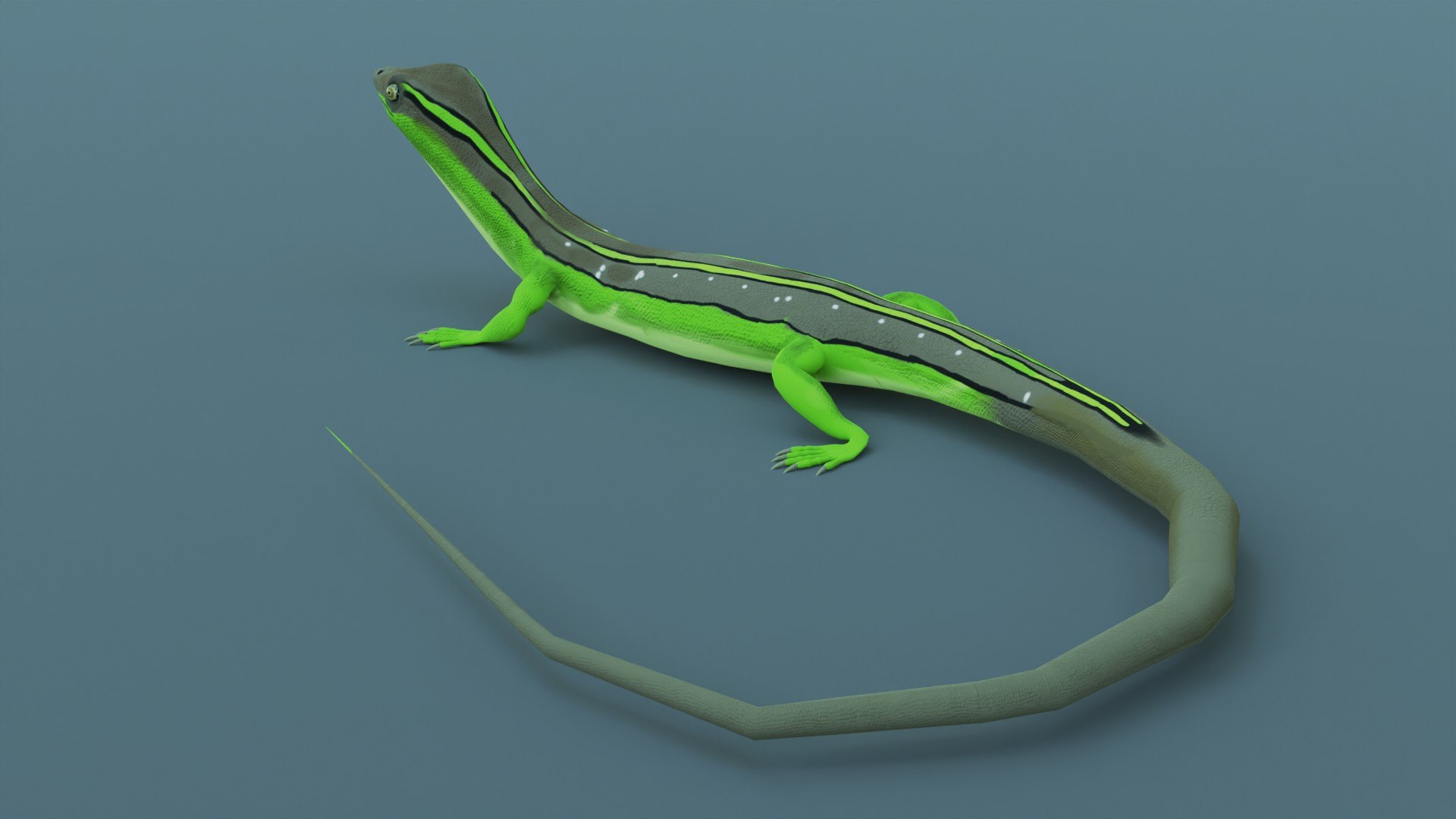 Lizard - Low Poly - Game Ready - PBR - Rigged - PBR 3D Model ...