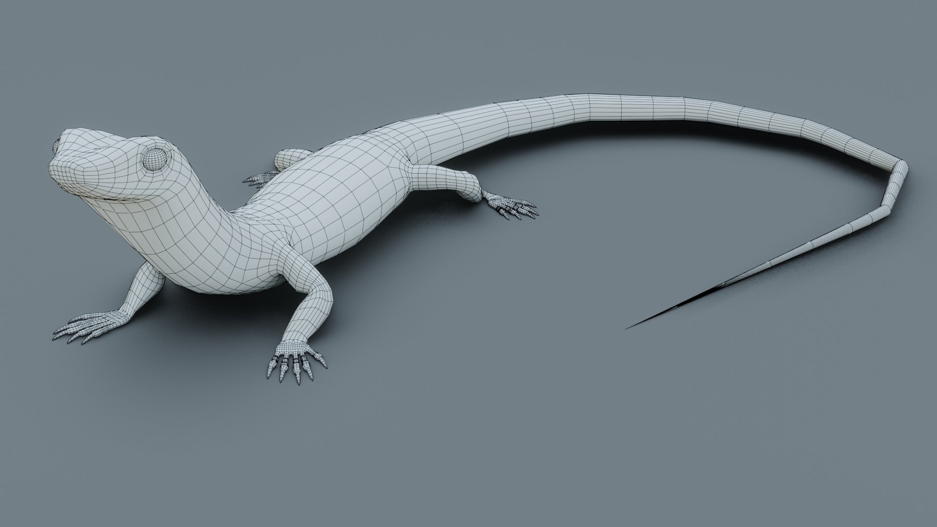 Lizard - Low Poly - Game Ready - PBR - Rigged - PBR 3D model ...