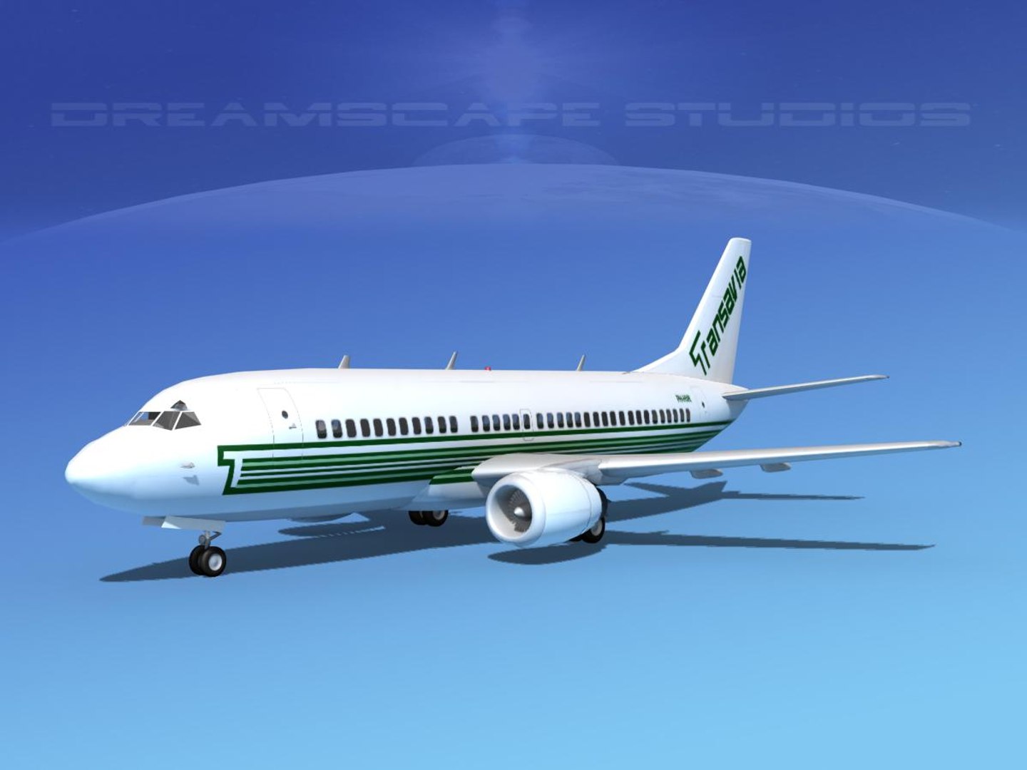 Boeing 737 737-300 3d Model