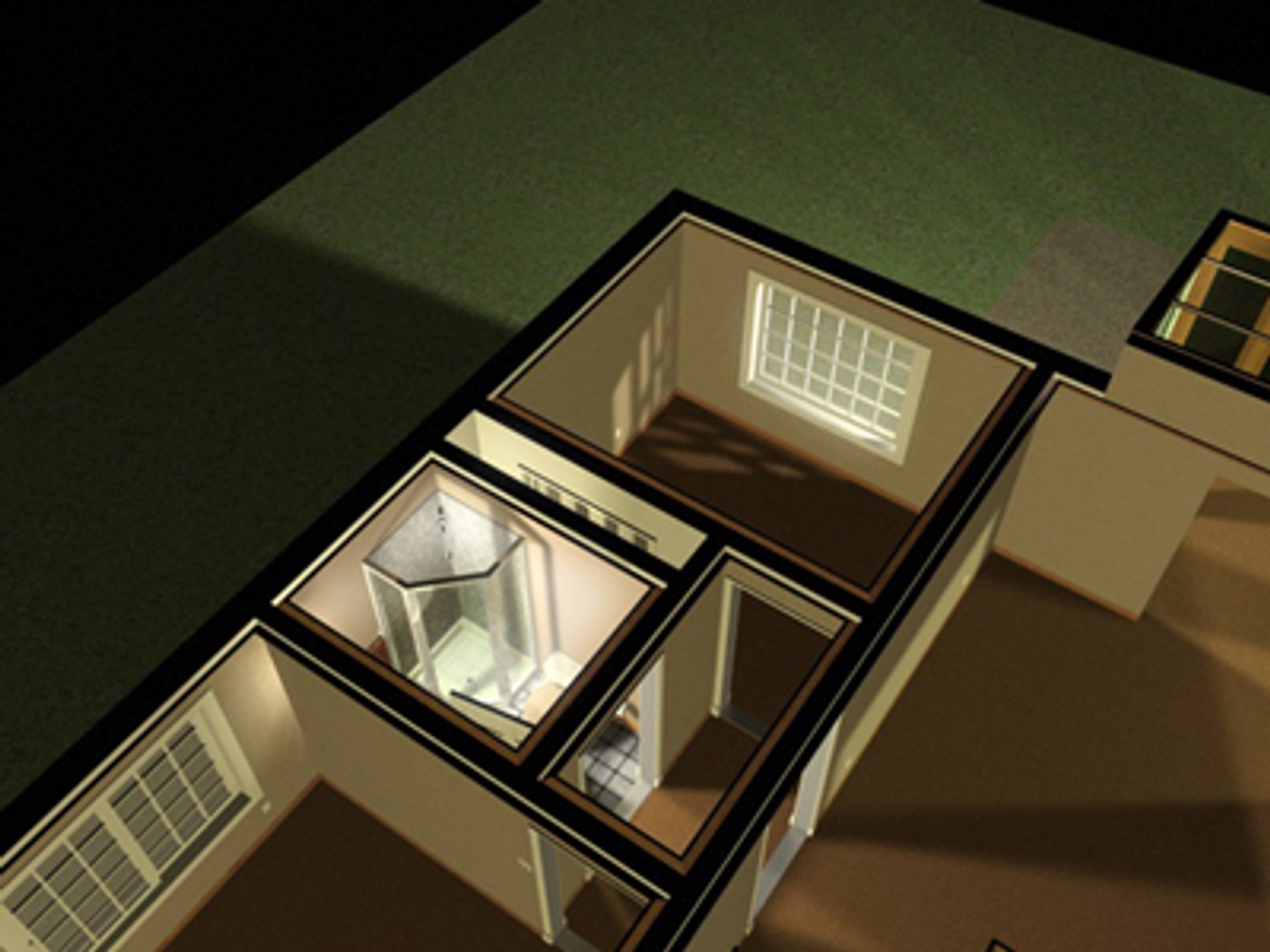 Maya Interior Country House 5