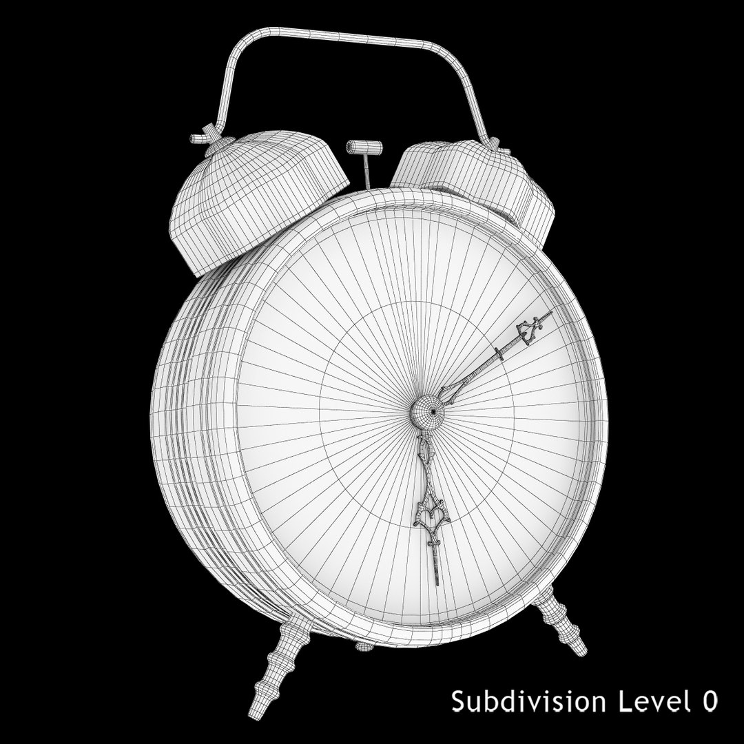 3D Alarm Clock Model - TurboSquid 811704