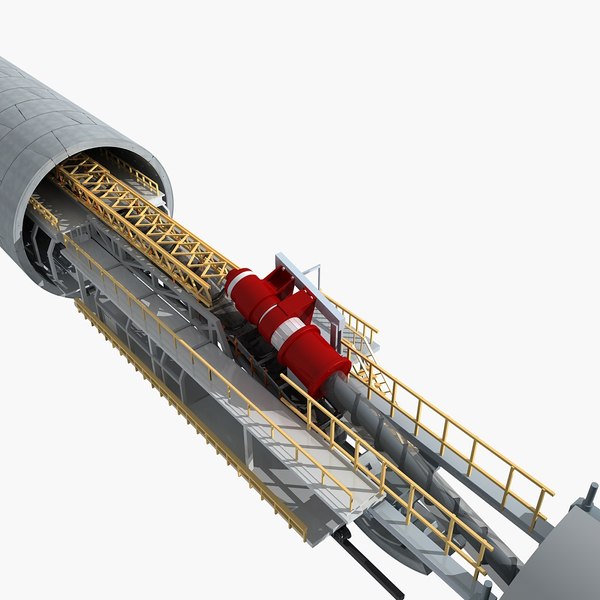 Tunnel boring machine tbm 3D model - TurboSquid 1380738