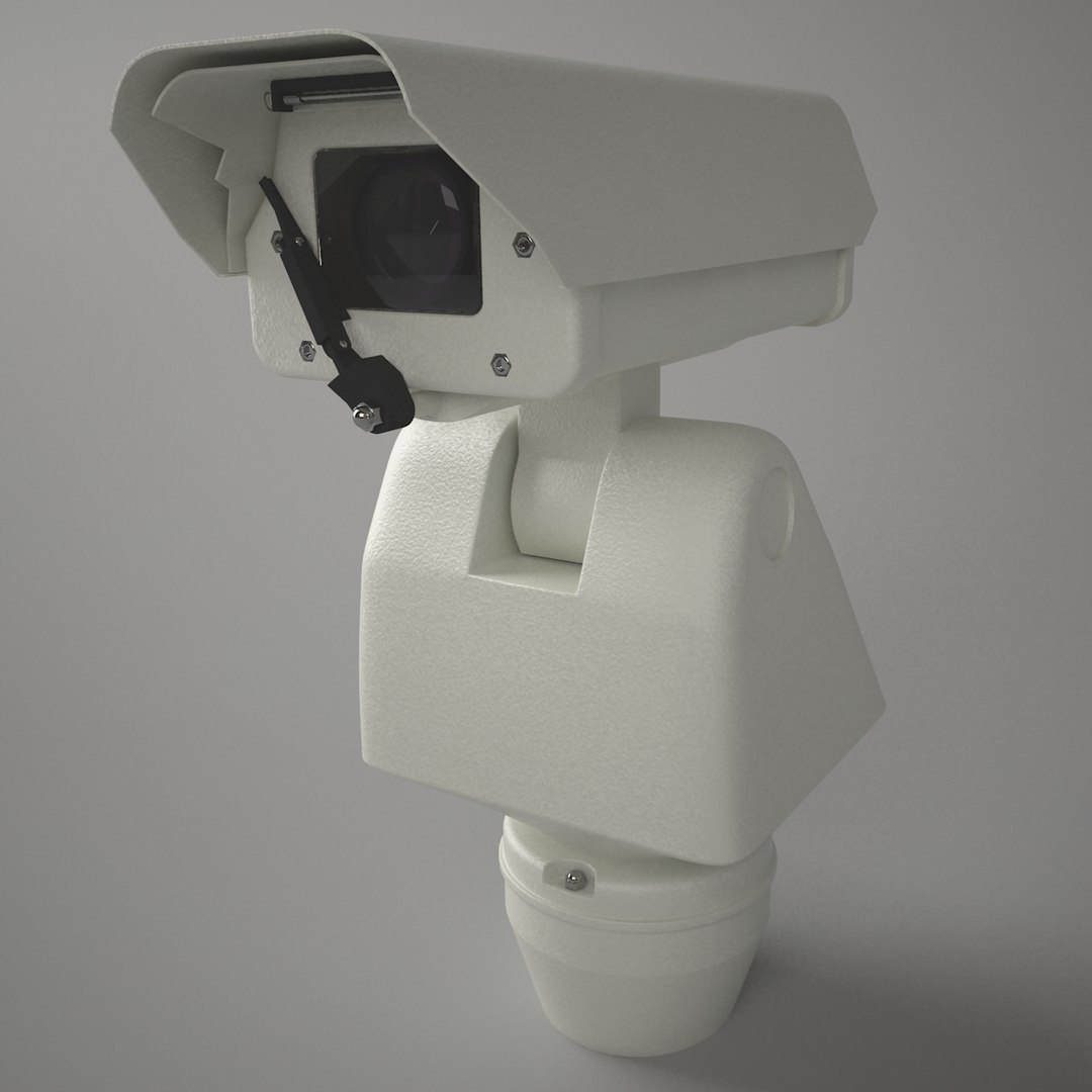 Video Surveillance Camera Wiper 3d Max