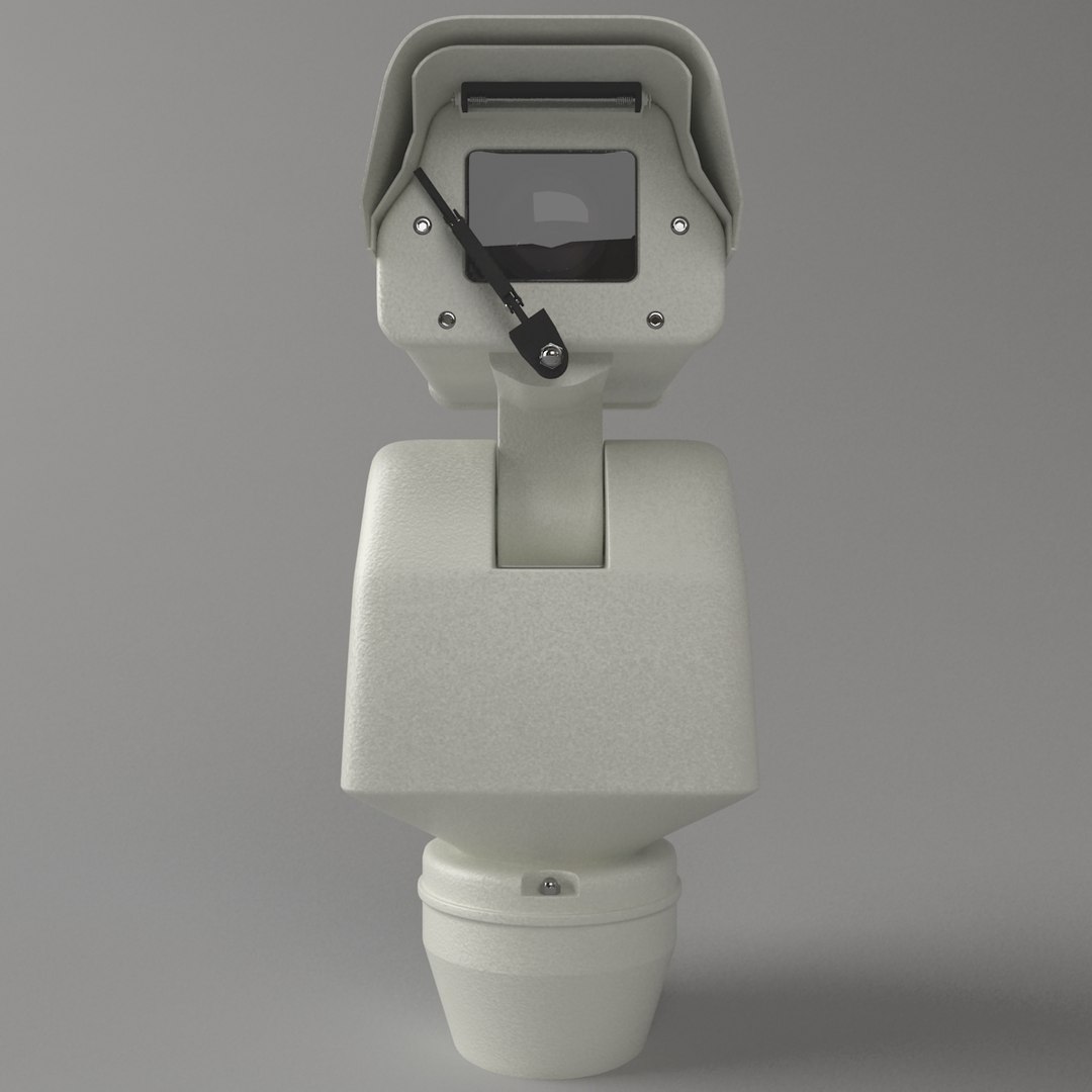 Video Surveillance Camera Wiper 3d Max