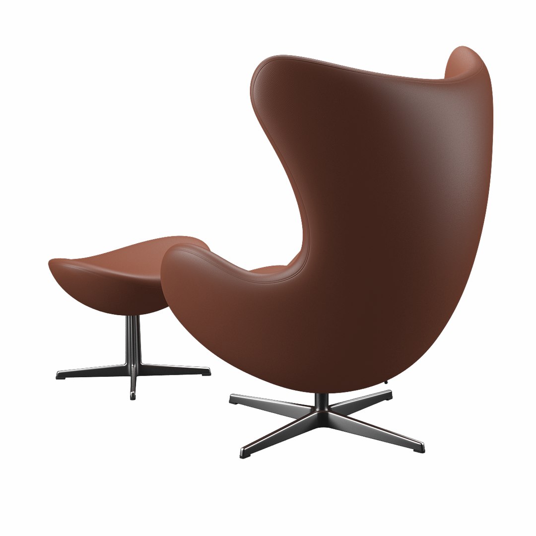 3d Model Egg Chair Arne Jacobsen