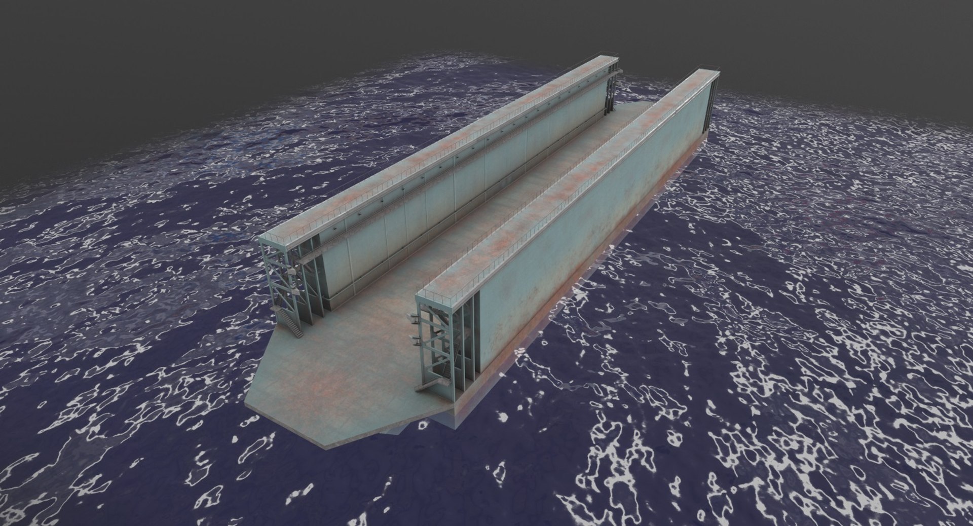 Floating Dock 2 3D Model - TurboSquid 1425372