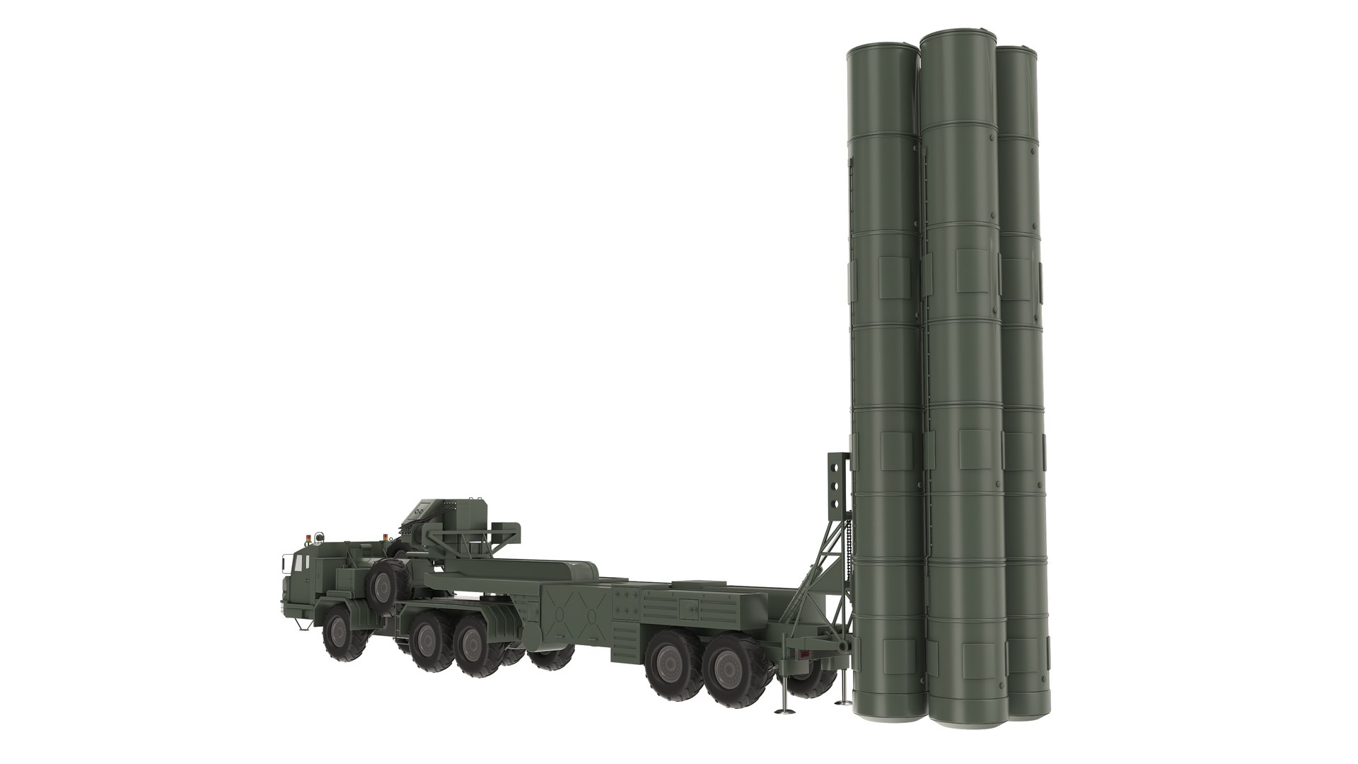 S-400 Triumf Launch Vehicle Battle Position 3D Model - TurboSquid 2267954