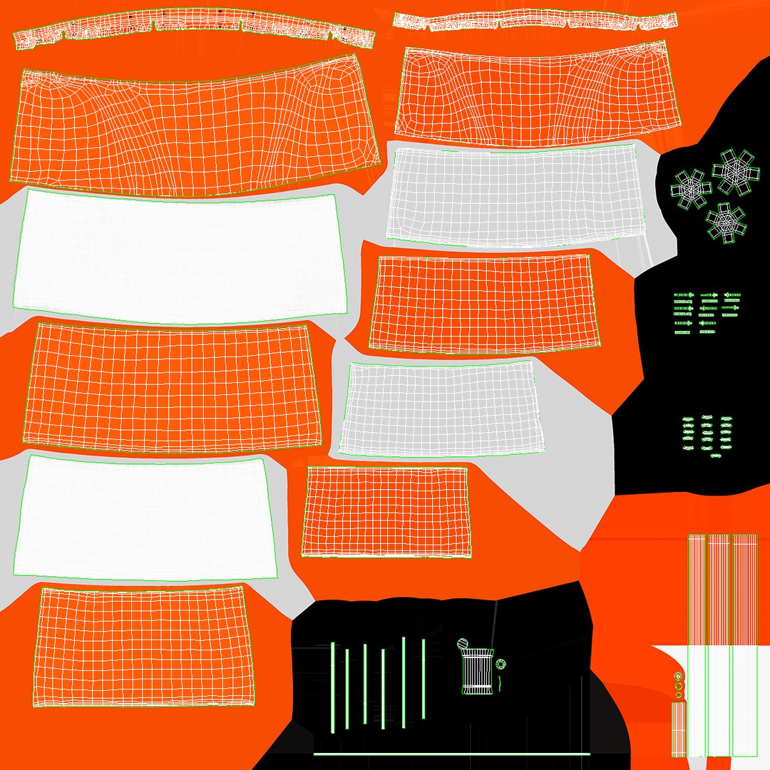 3D Striped Windsock 15 Knots Wind Speed model - TurboSquid 2025461