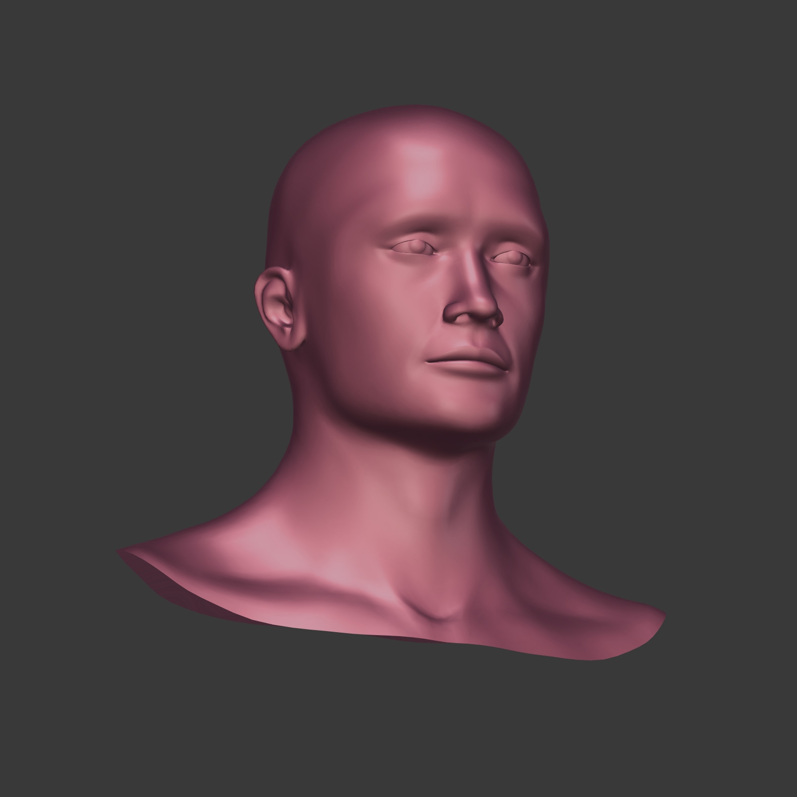 Man head 3D model - TurboSquid 1464181