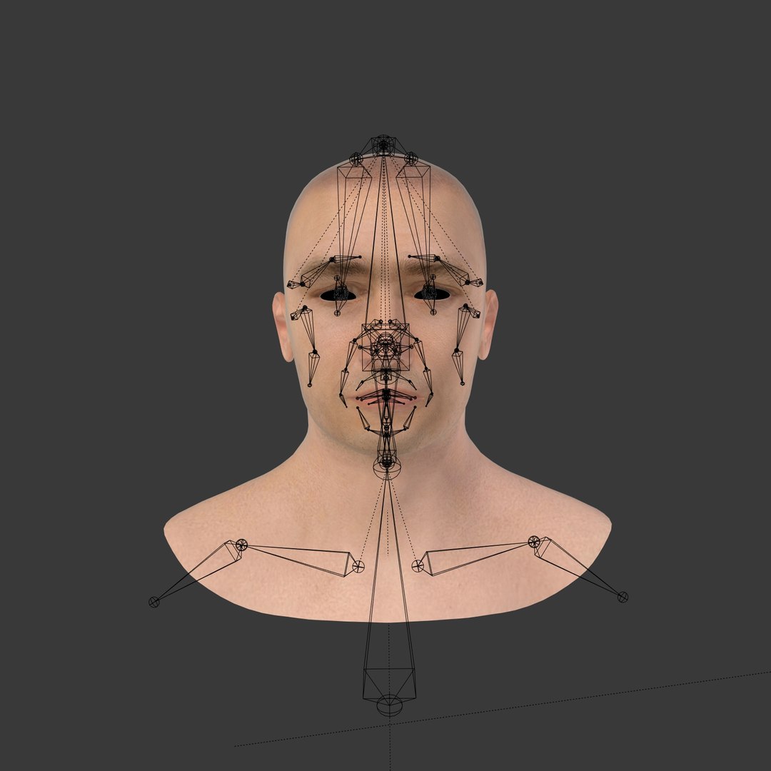 Man Head 3D Model - TurboSquid 1464181