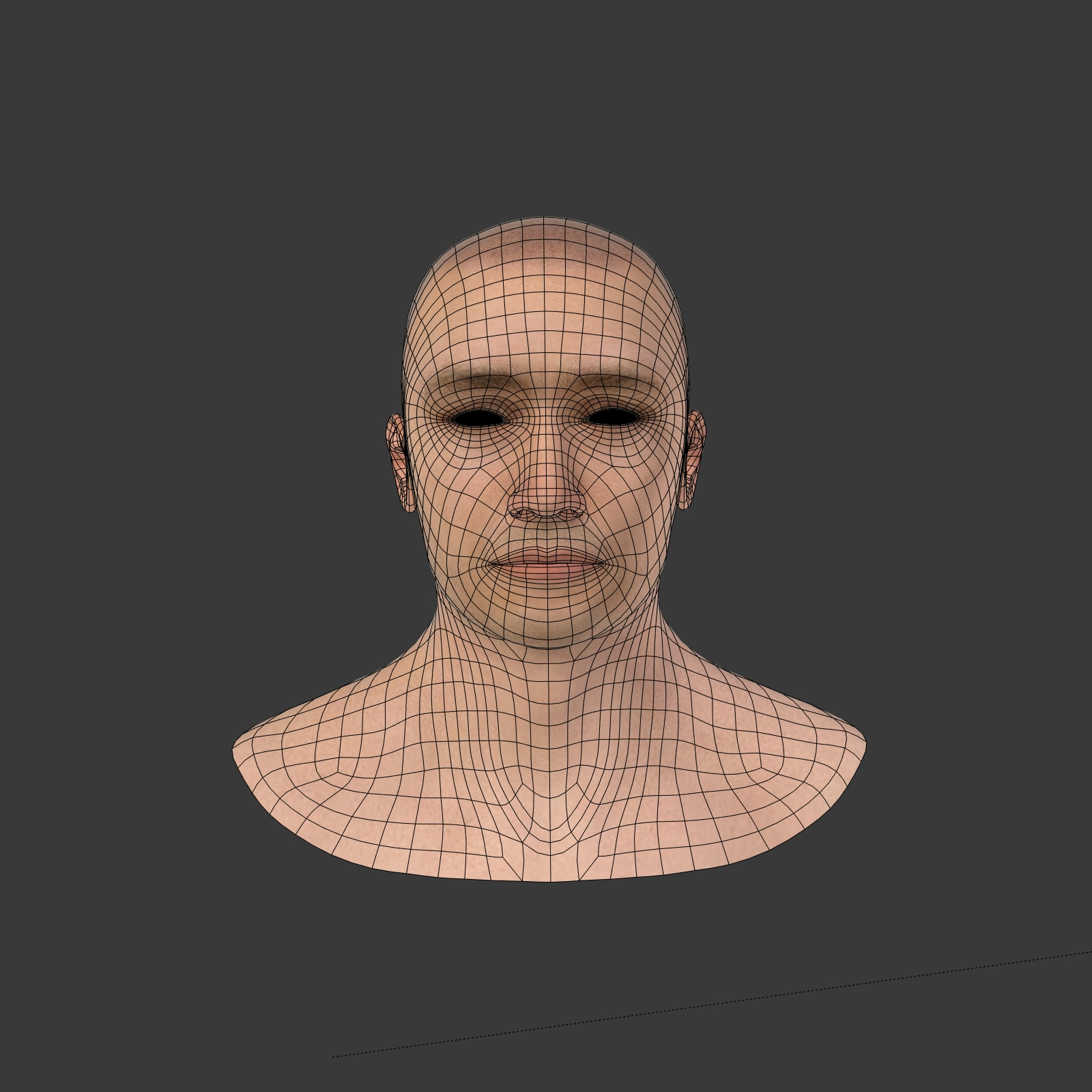 Man head 3D model - TurboSquid 1464181