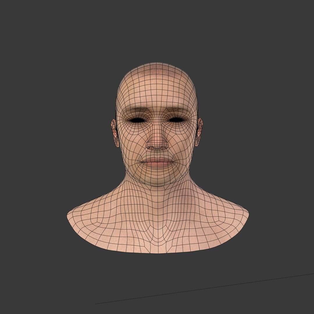 Man Head 3D Model - TurboSquid 1464181