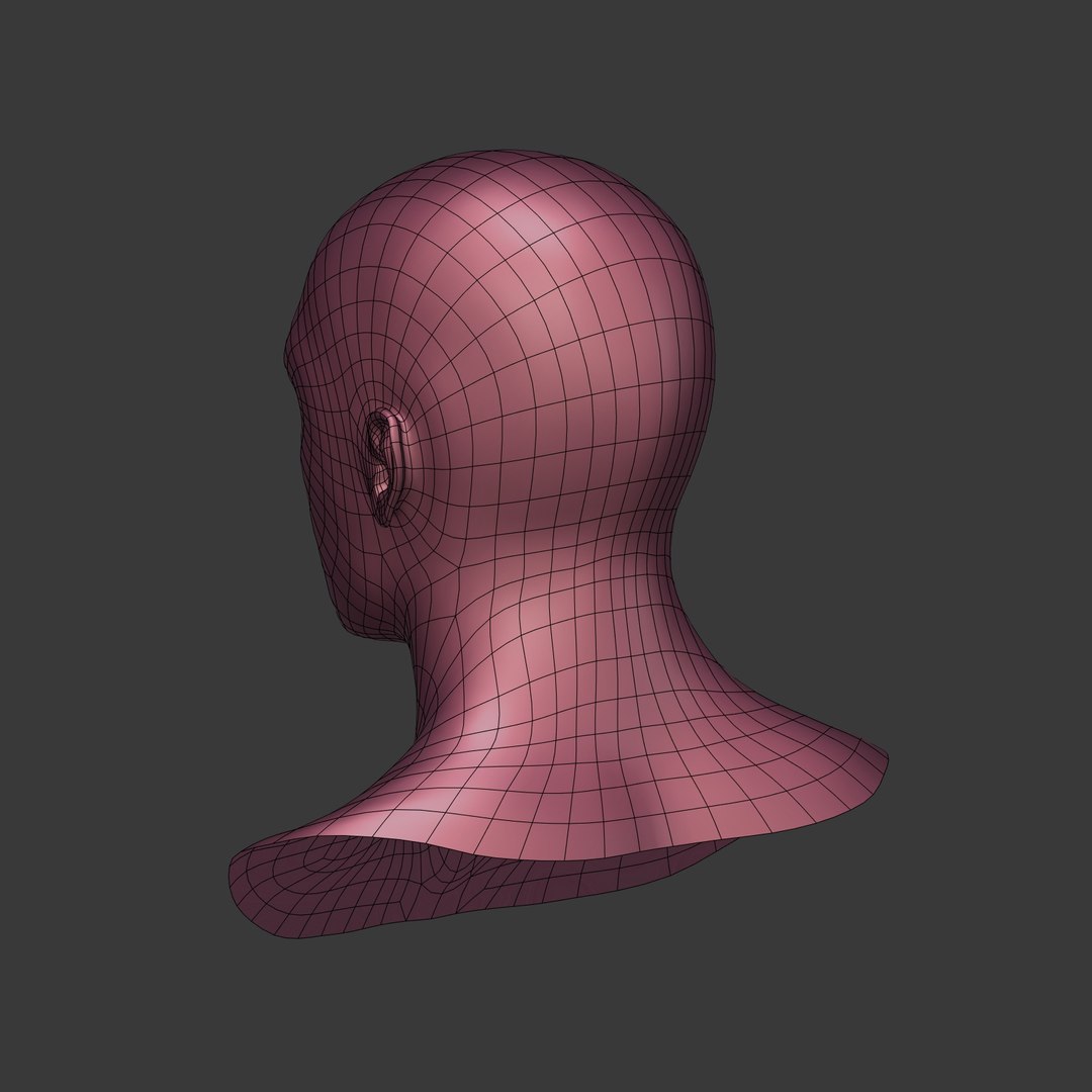 Man Head 3D Model - TurboSquid 1464181