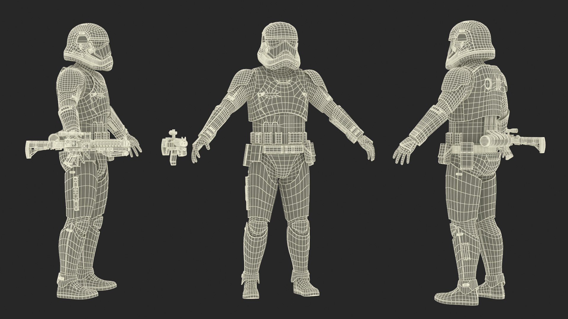 3D Model Rigged Star Wars Characters Collection - TurboSquid 2416567