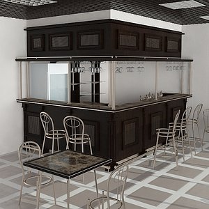 Bar Interior 3D Models for Download | TurboSquid