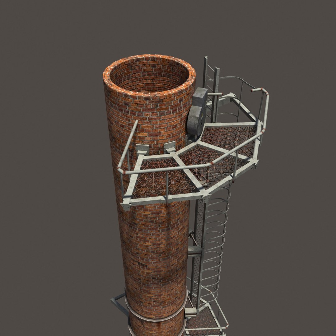 3d Chimney Modelled Model
