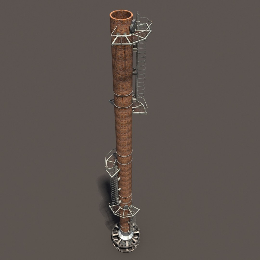 3d Chimney Modelled Model