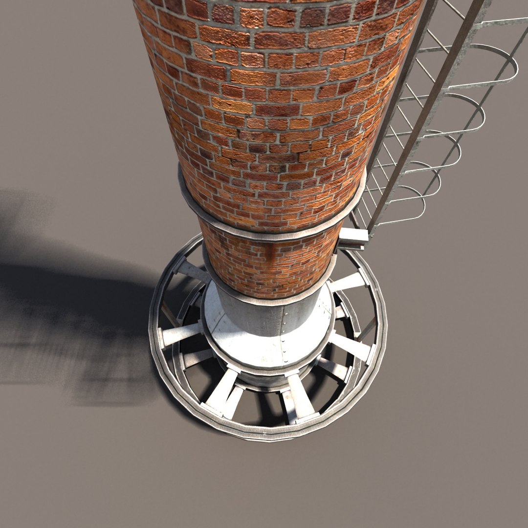 3d Chimney Modelled Model