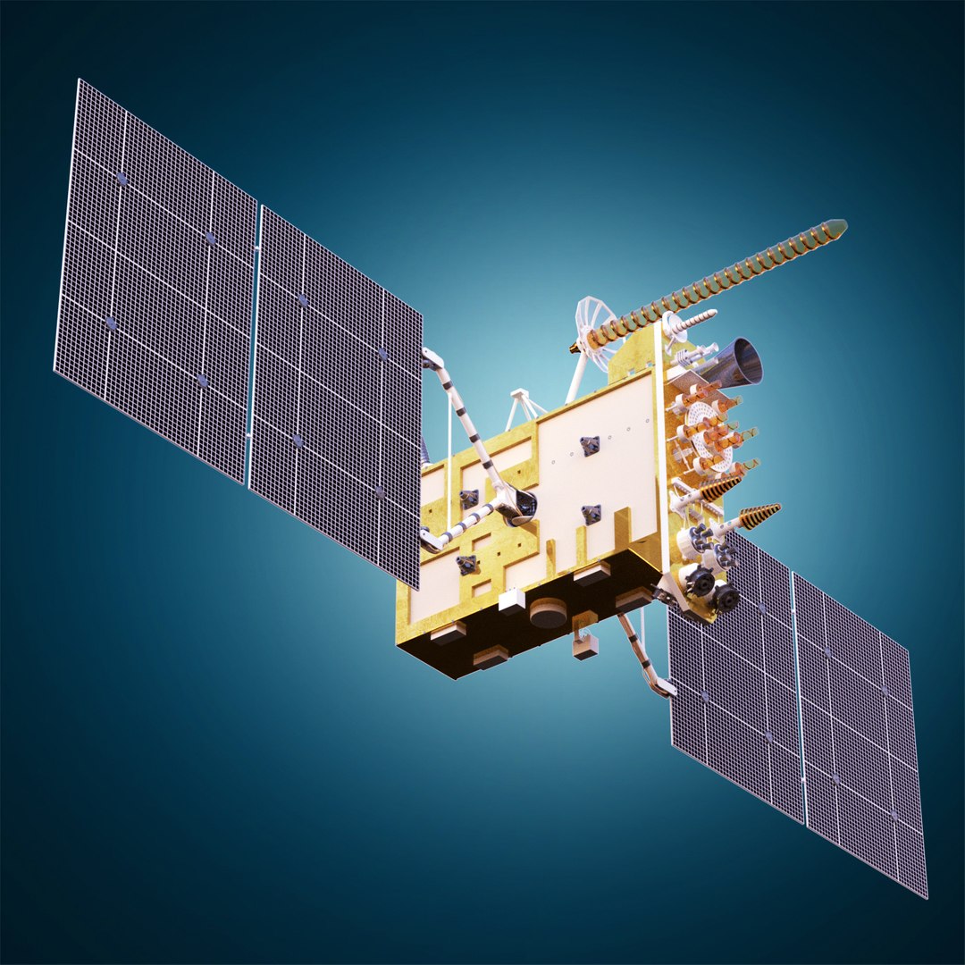 3d satellite glonass-k model