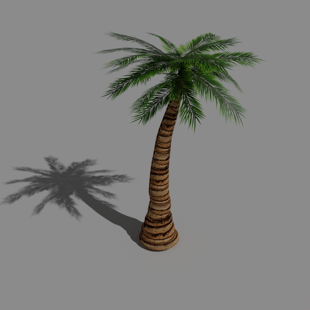 Tropical Palm Tree 3D Model - TurboSquid 1594893