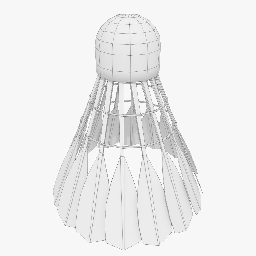 3D Shuttlecock Badminton - TurboSquid 1179804