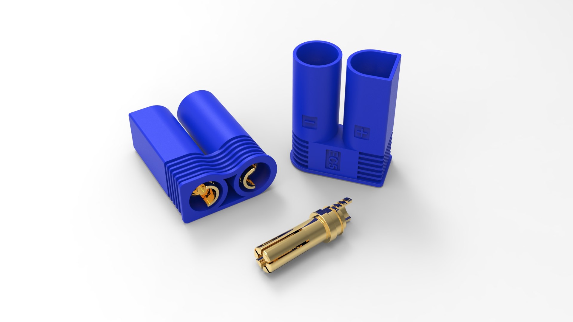3D Ec5 Male Connector - TurboSquid 1641099