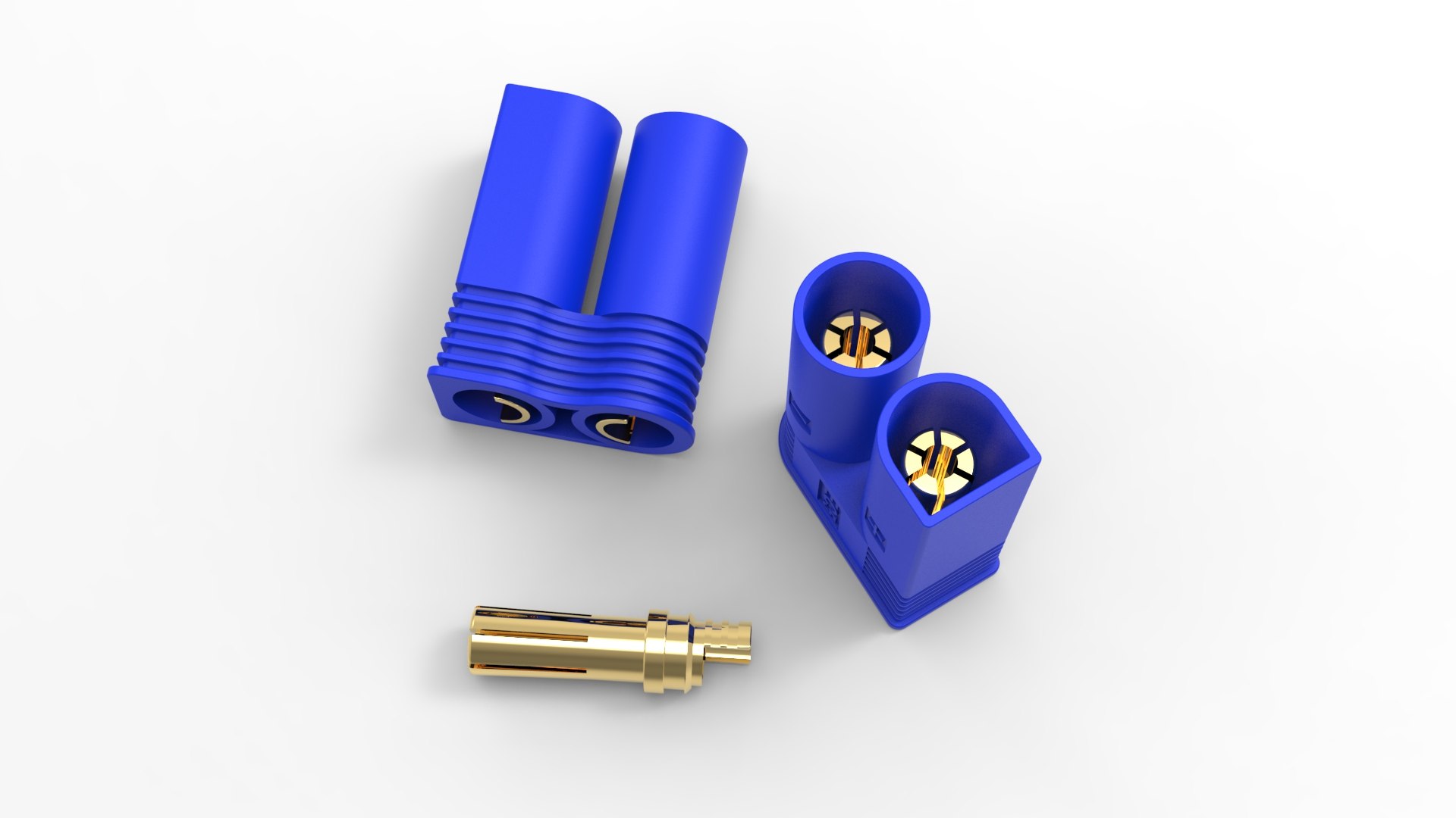 3D Ec5 Male Connector - TurboSquid 1641099
