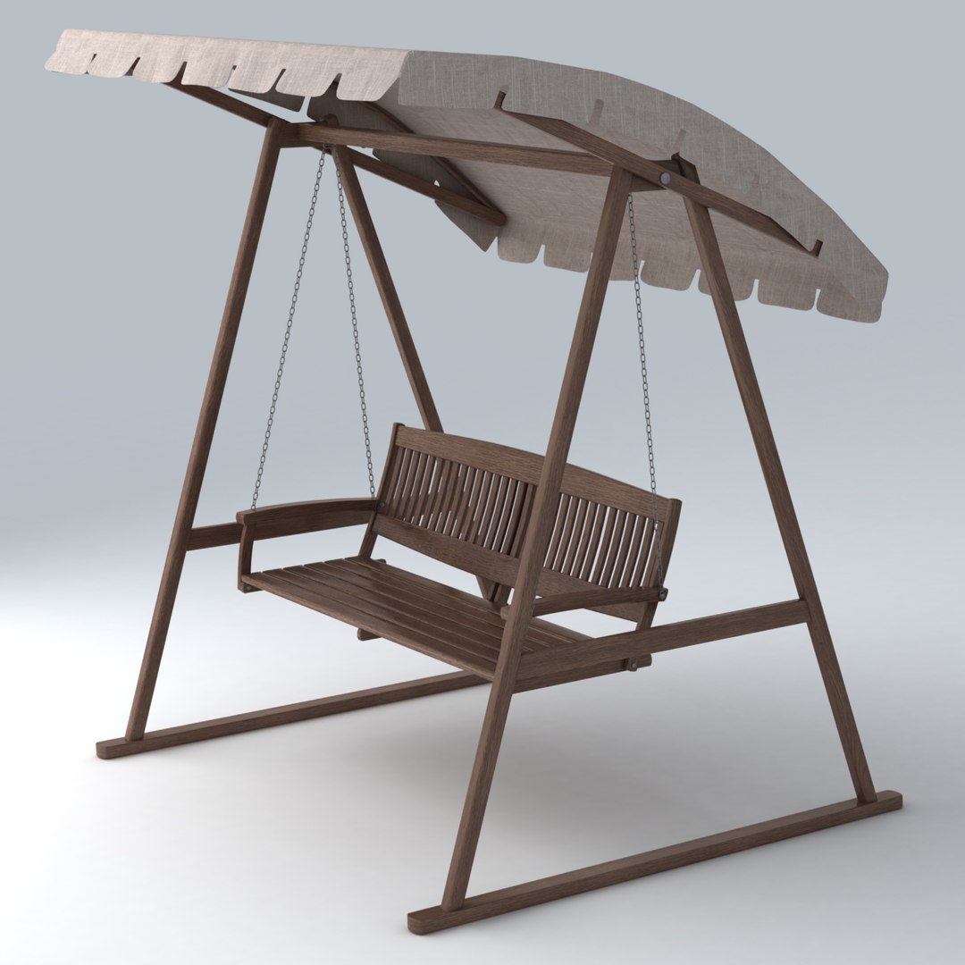 Outdoor Swing 3d Fbx