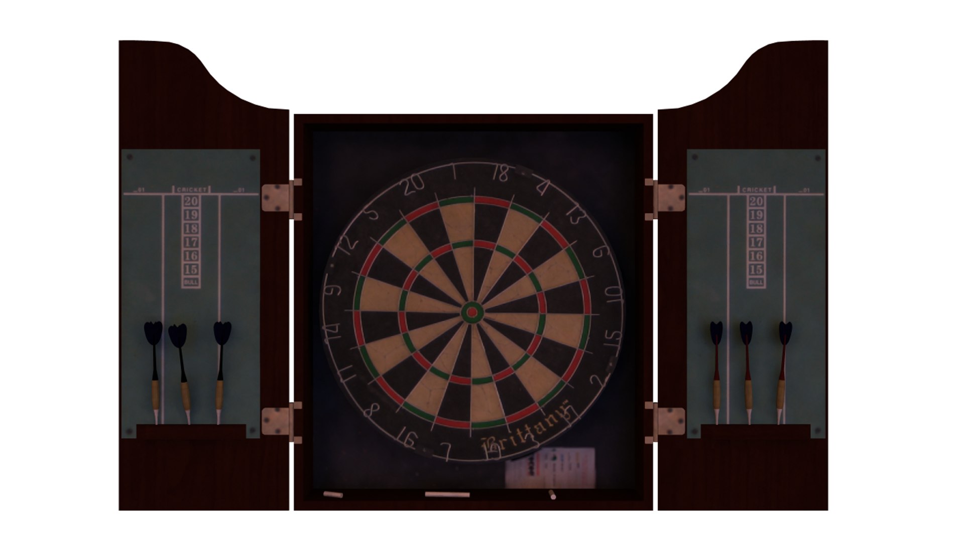 3d Dart Board Model
