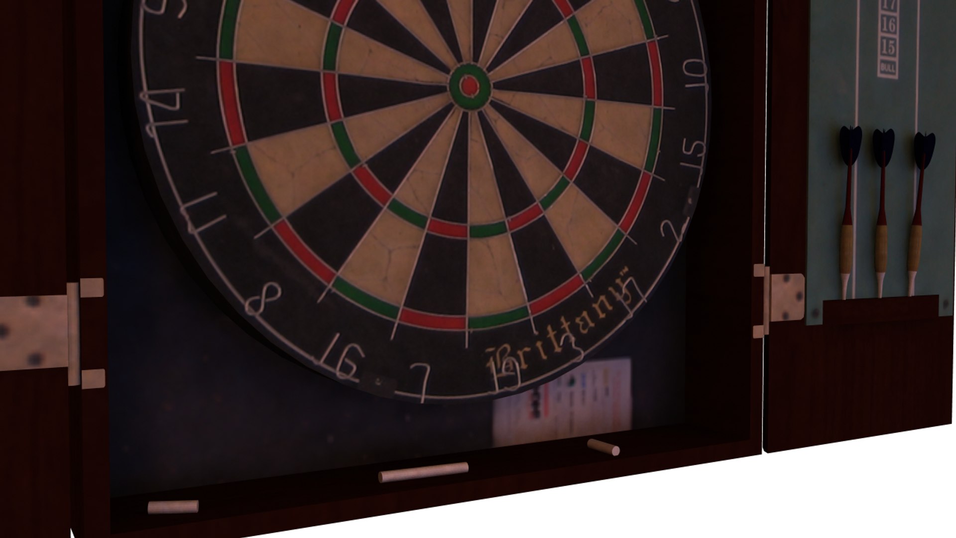 3d Dart Board Model