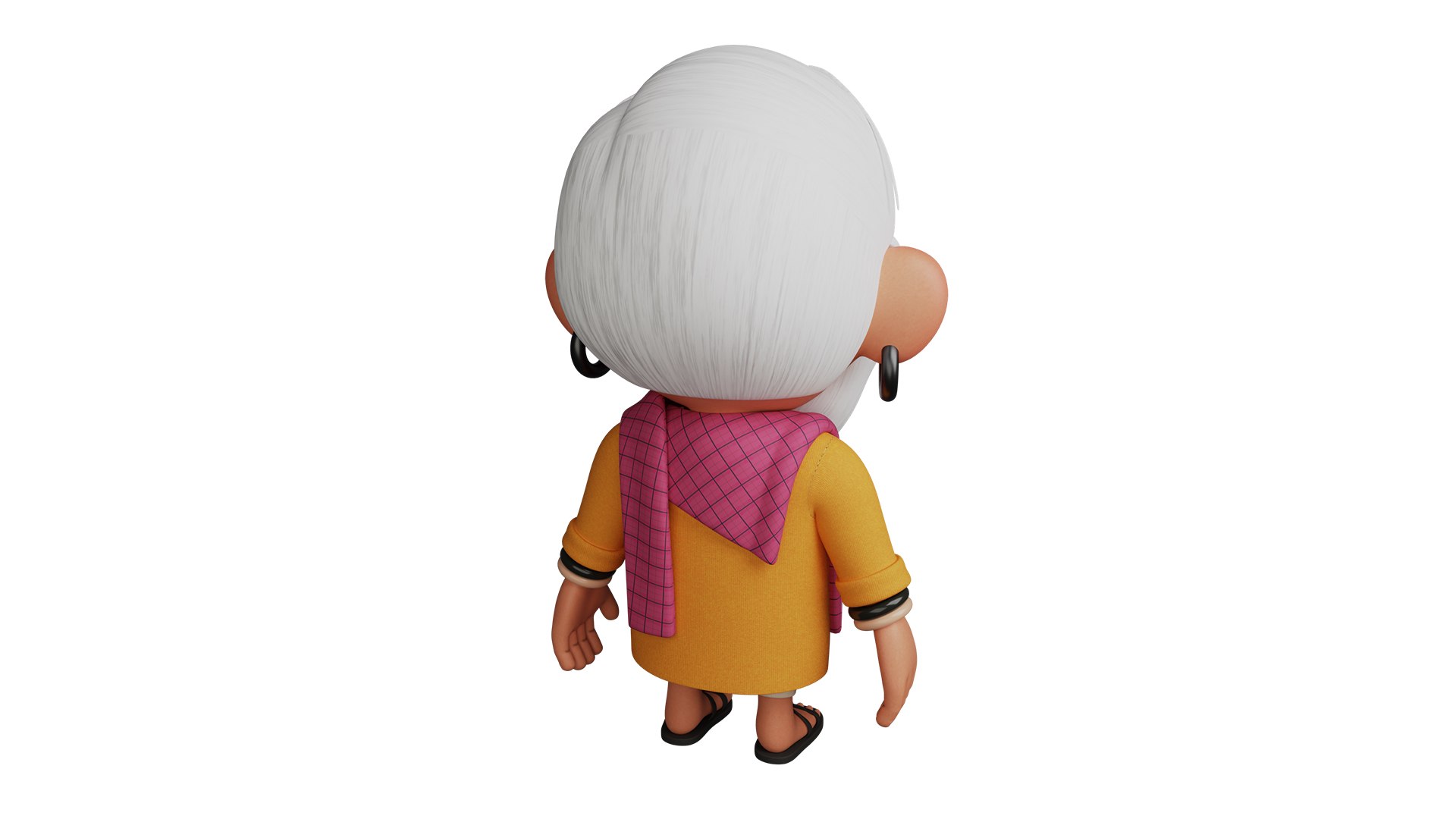 3D Baba Ji Cartoon Character 3d Model Model - TurboSquid 2230501