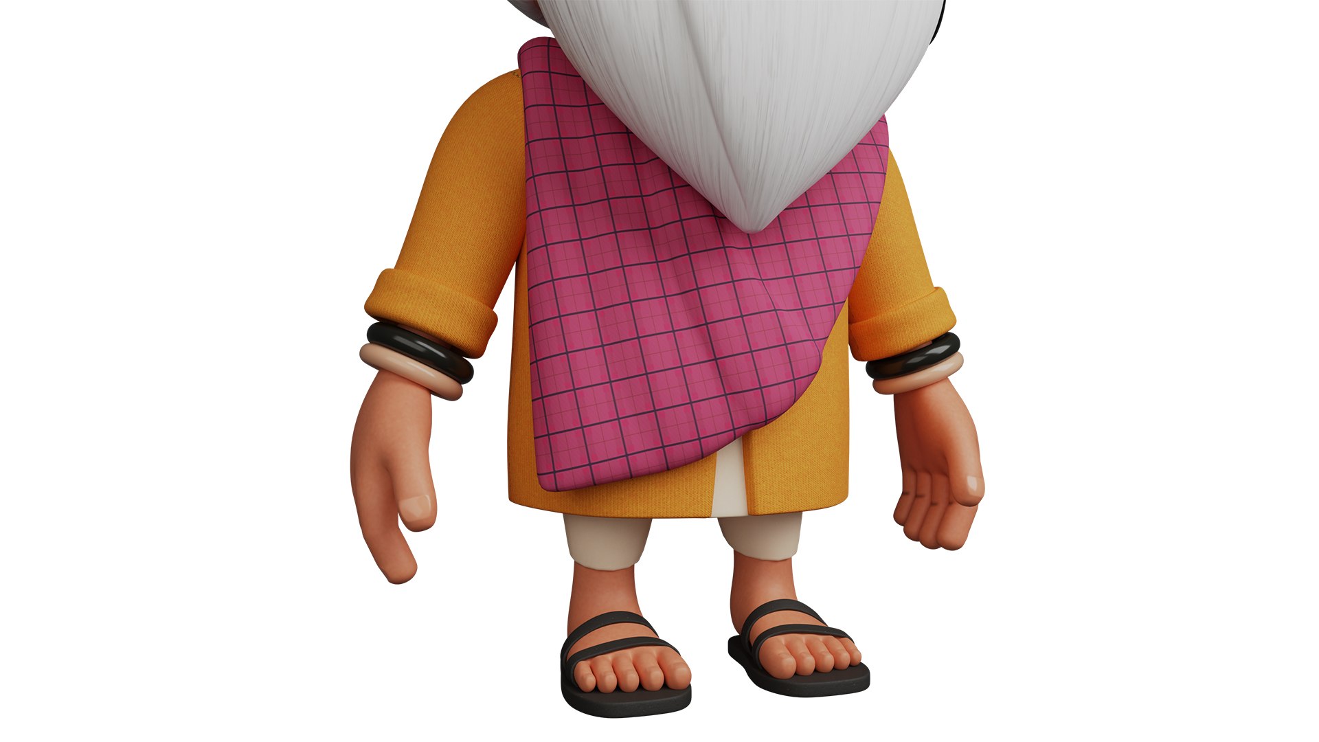 3D Baba Ji Cartoon Character 3d Model Model - TurboSquid 2230501