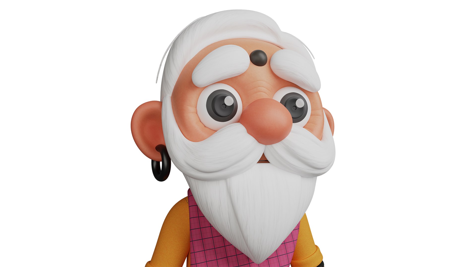 3D Baba Ji Cartoon Character 3d Model Model - TurboSquid 2230501