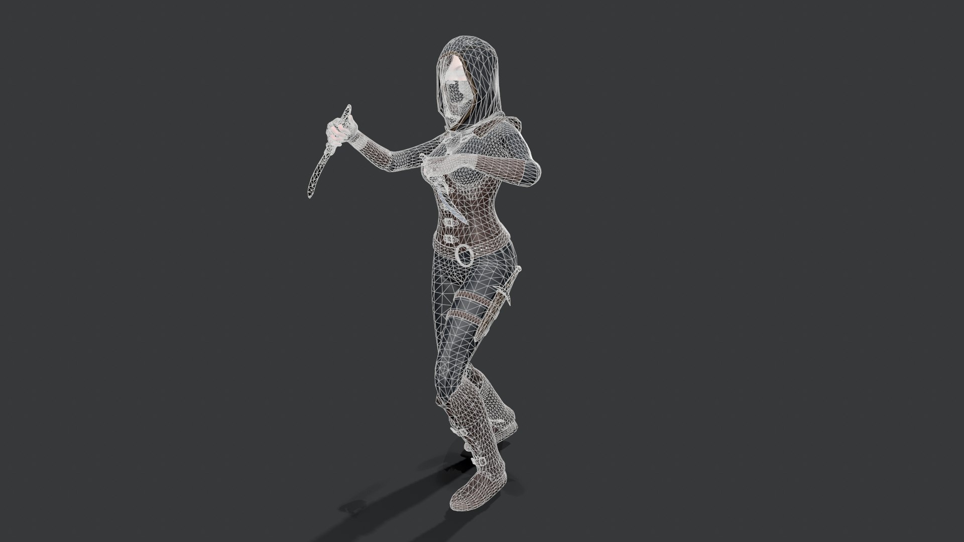 3D Model Dagger Girl - TurboSquid 1820024