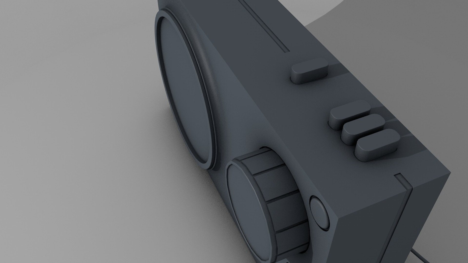 Free C4d Model Radio Ussr