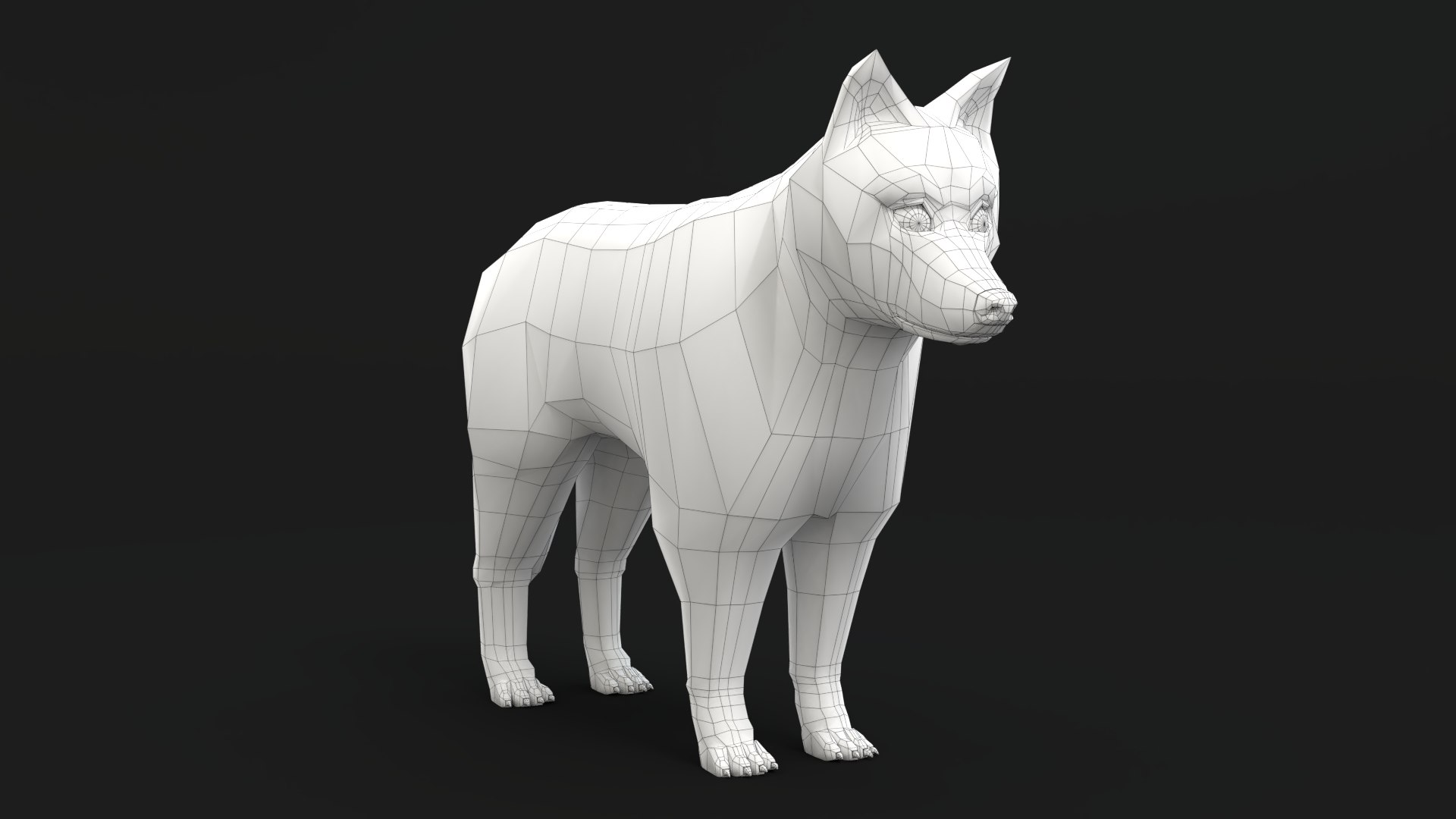 Cartoon Wolf 3D Model - TurboSquid 1508533
