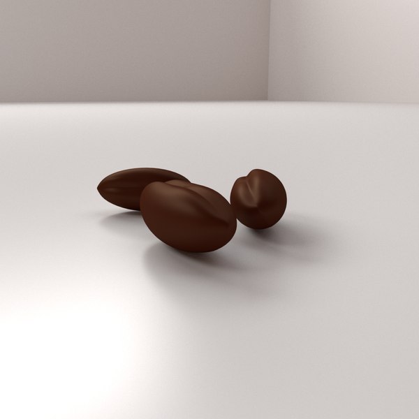 3d model coffee bean