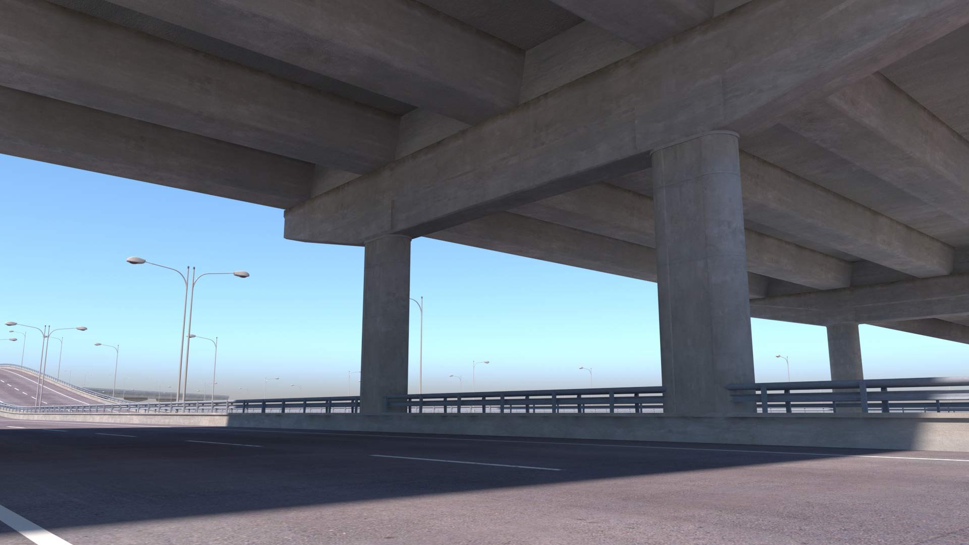 3D Highway Kit PBR Plus Construction Model - TurboSquid 2275571