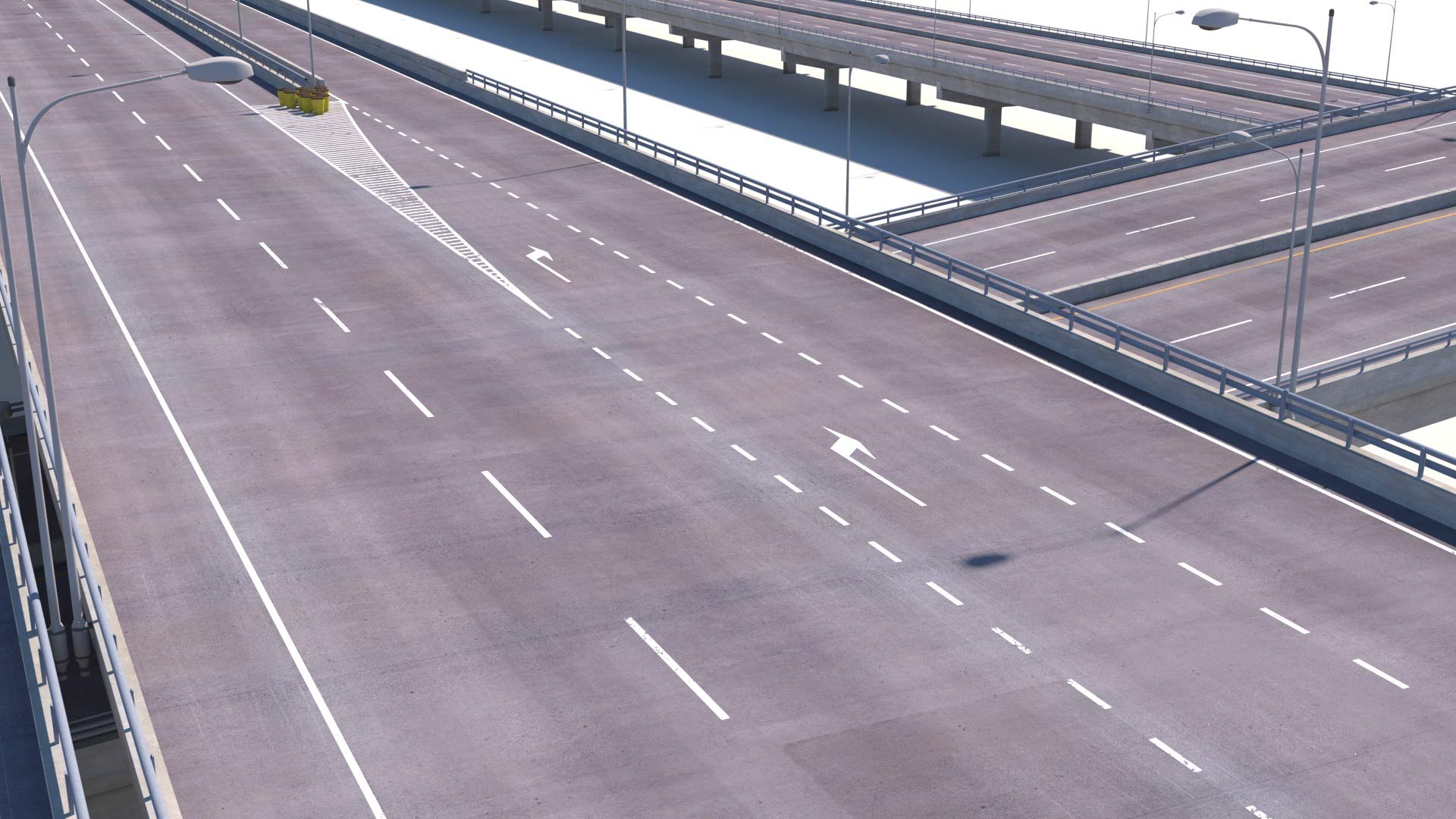 3D Highway Kit PBR Plus Construction Model - TurboSquid 2275571
