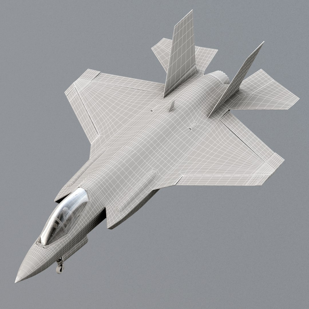 3d Model F-35 Ii Jet Fighter
