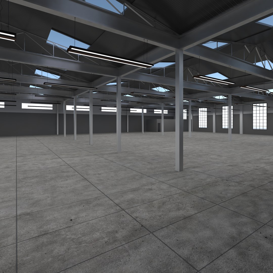 Warehouse scene 3D model - TurboSquid 1397054