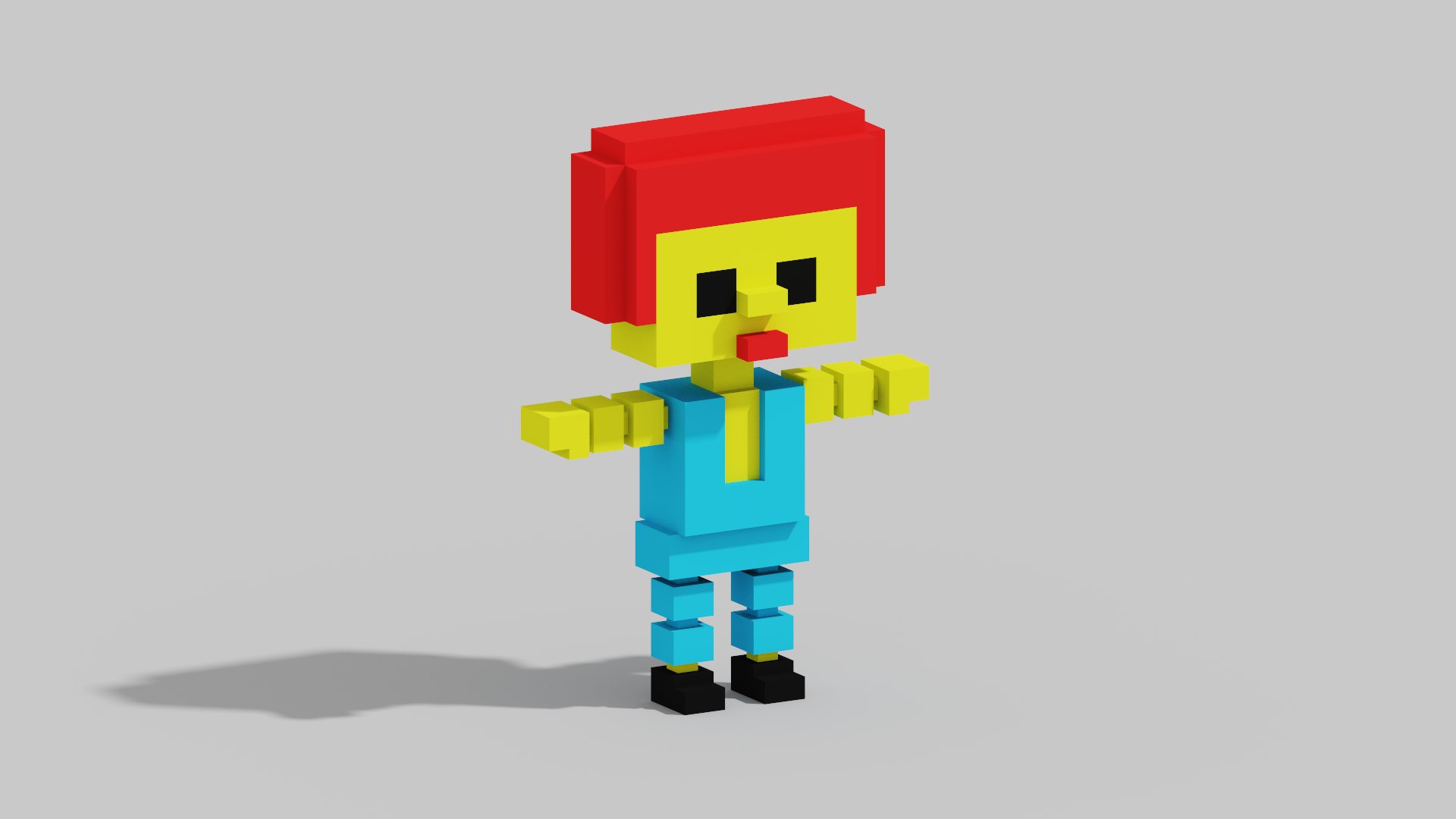 22 Low Poly 8 Bit Cartoon Human Characters Bundle 3D - TurboSquid 1875332