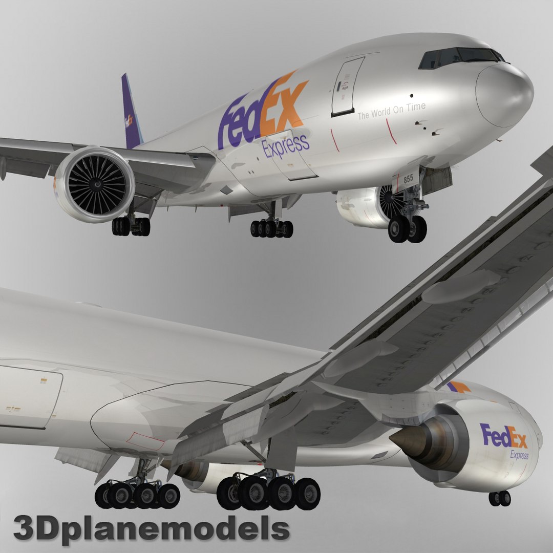 3d Boeing 777-200f