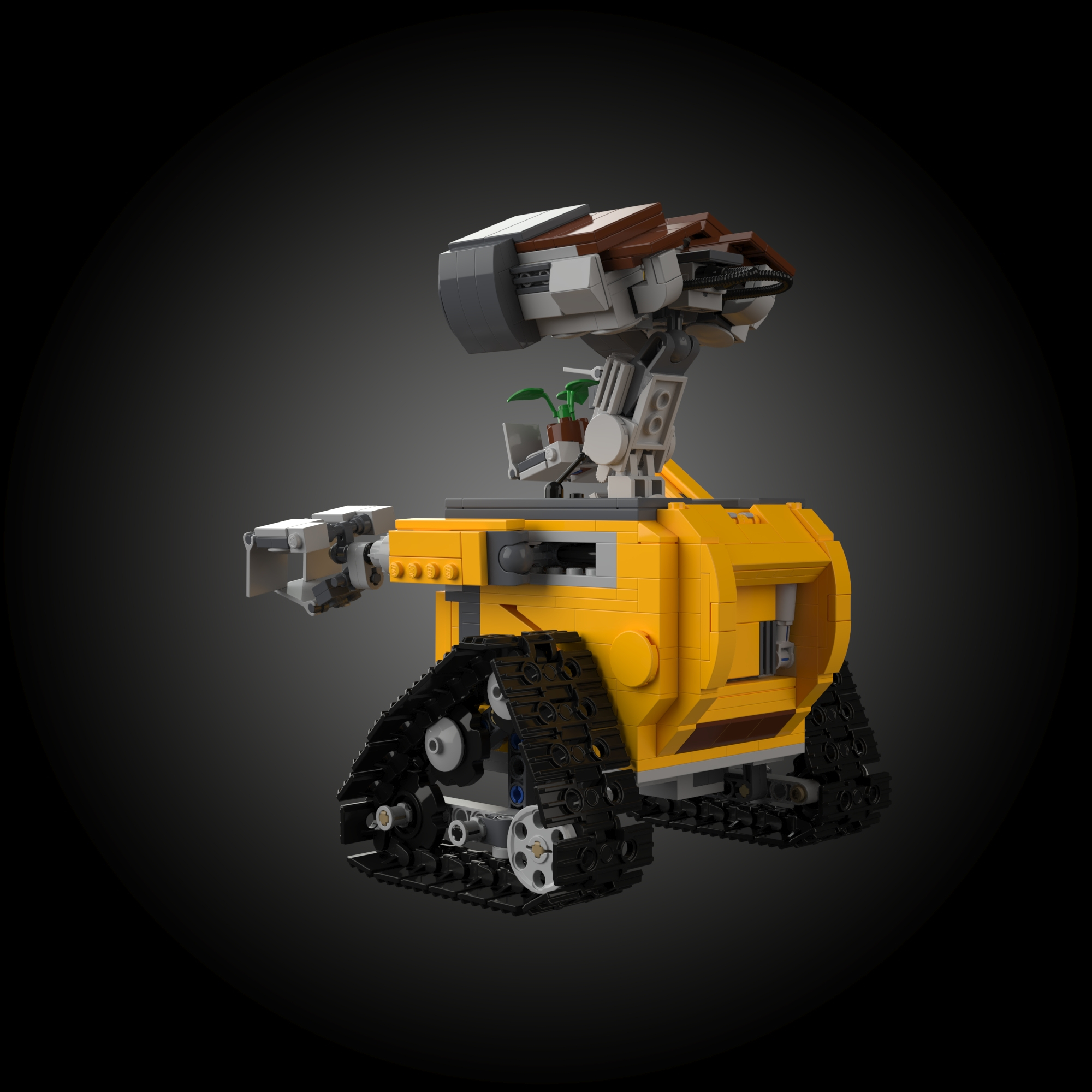 3D Lego 21303 - WALL-E model - TurboSquid 1844028